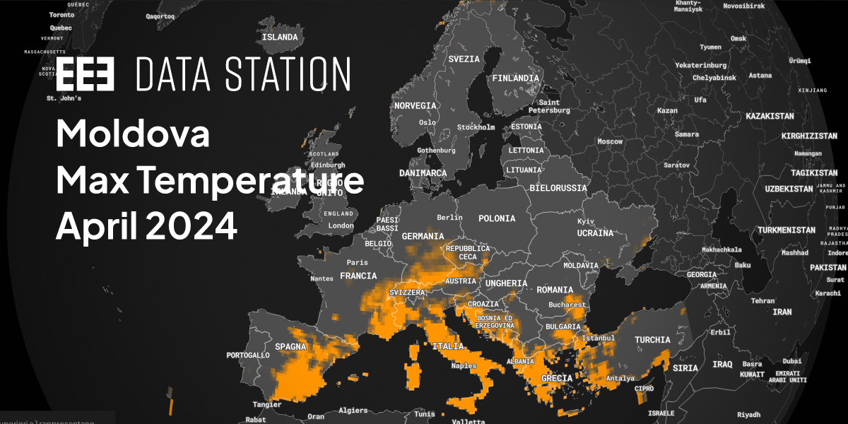 Moldova: Max Temperature | Europe | E3CI DataStation